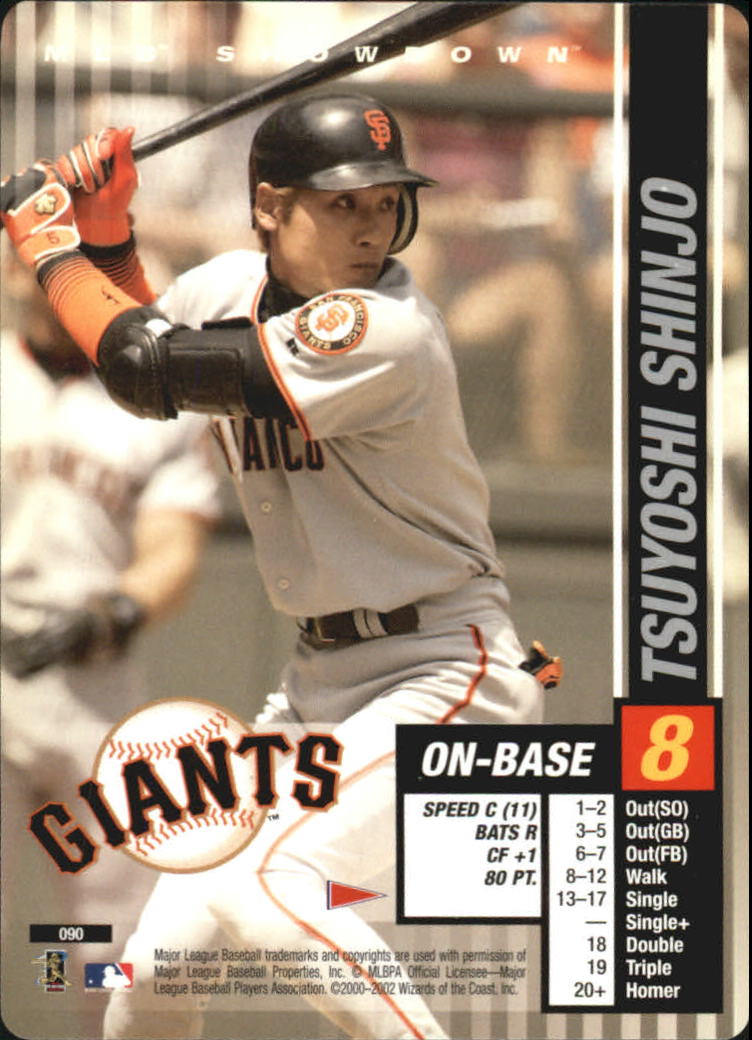 2002 MLB Showdown Pennant Run #90 Tsuyoshi Shinjo - NM-MT