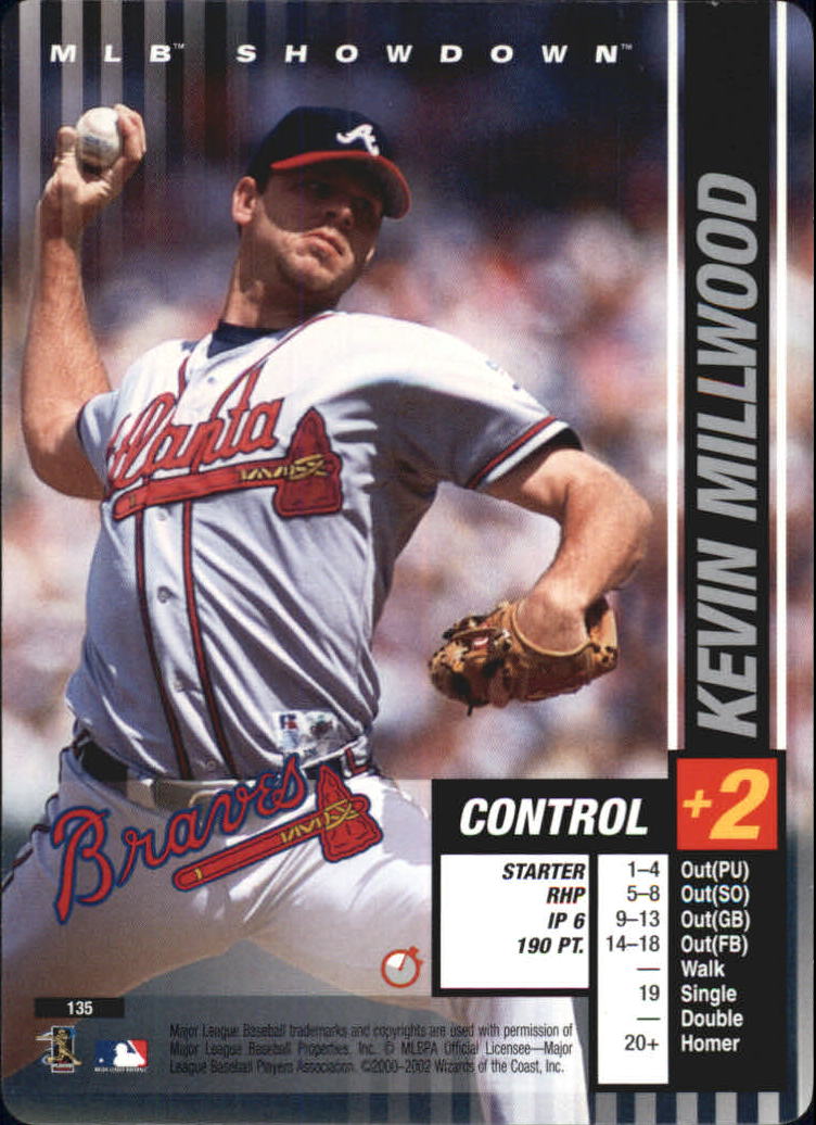 2002 MLB Showdown Trading Deadline #135 Kevin Millwood - NM-MT