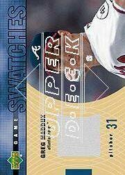 2003 Upper Deck Game Swatches #HJGM Greg Maddux - NM-MT