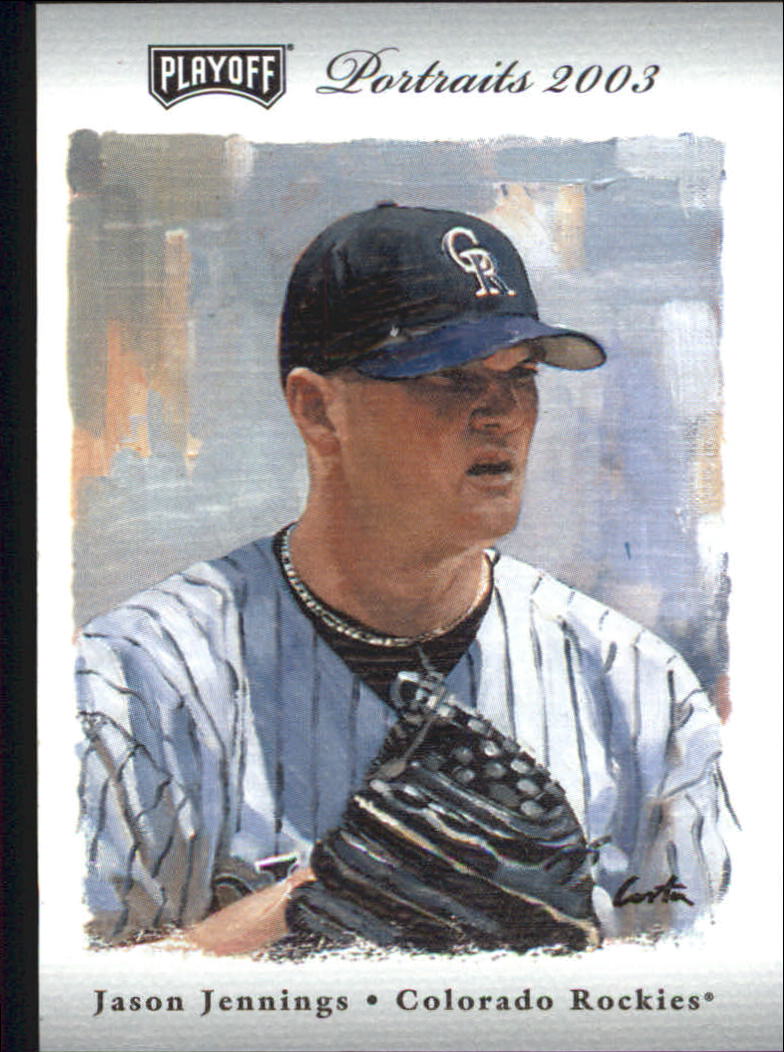 2003 Playoff Portraits Silver #9 Jason Jennings - NM-MT