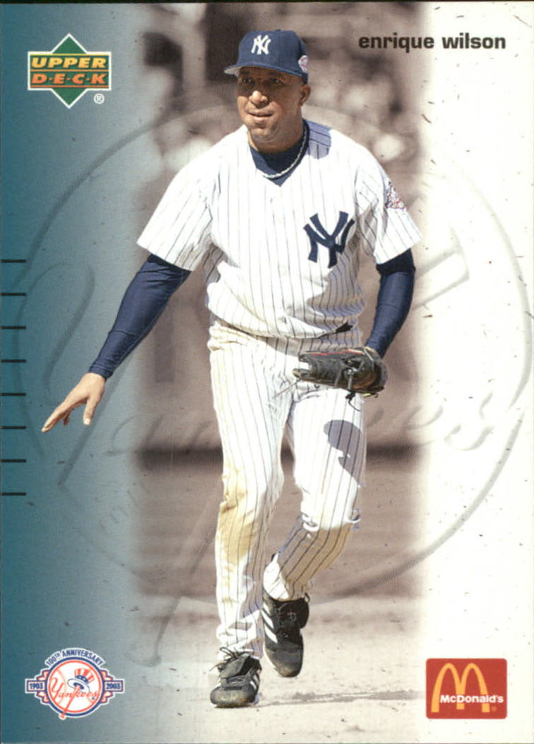 2003 Yankees McDonald's Upper Deck #23 Enrique Wilson - NM-MT