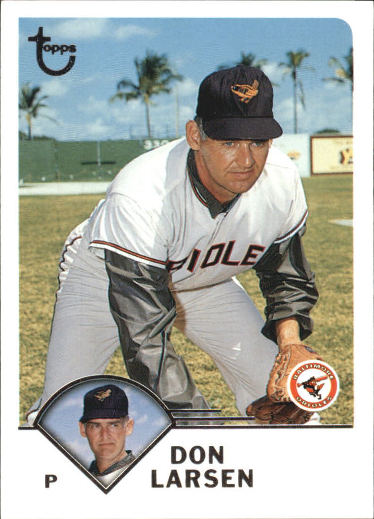 2003 Topps Retired Signature #110 Don Larsen - NM-MT