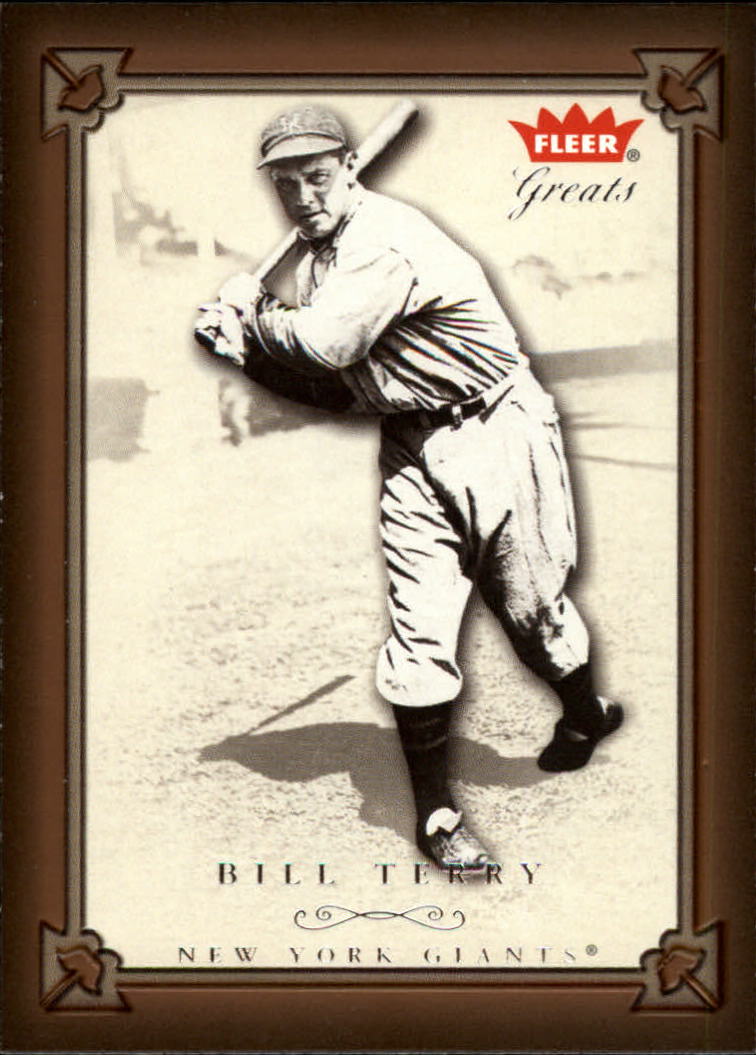 2004 Greats of the Game #12 Bill Terry - NM-MT