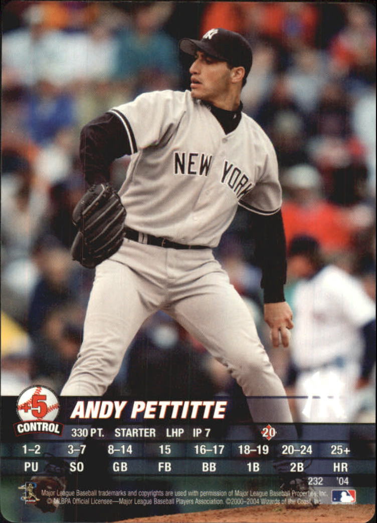 2004 MLB Showdown #232 Andy Pettitte - NM-MT