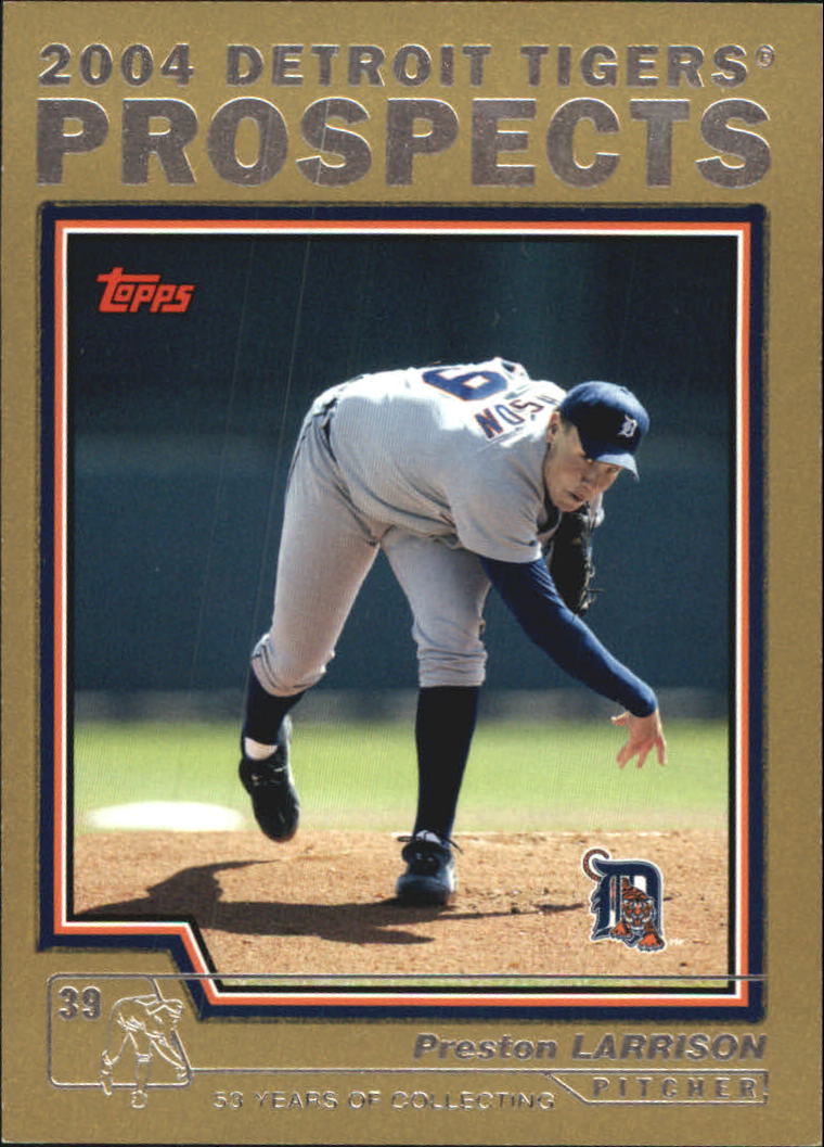 2004 Topps Traded Gold #T99 Preston Larrison PROS - 1716/2004 - NM-MT+ ...