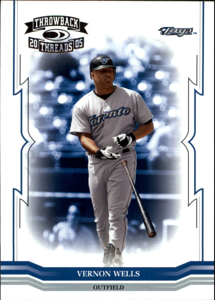 2005 Throwback Threads #110 Vernon Wells - NM-MT