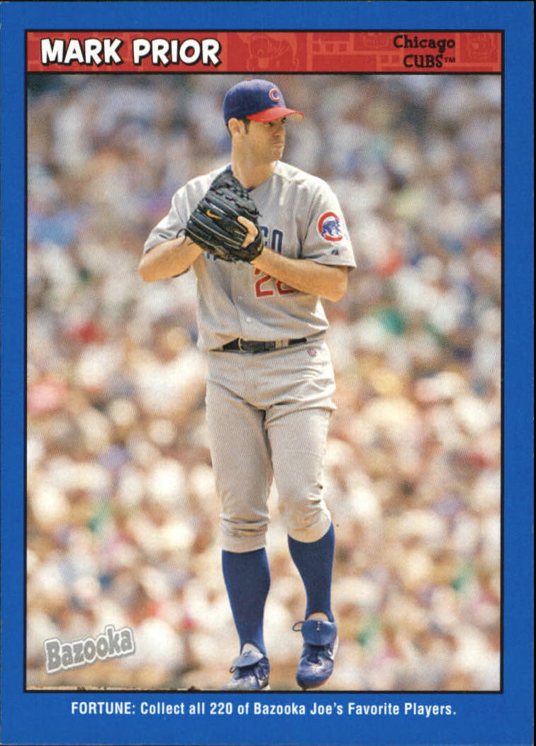 2006 Bazooka Blue Fortune #94 Mark Prior - NM-MT