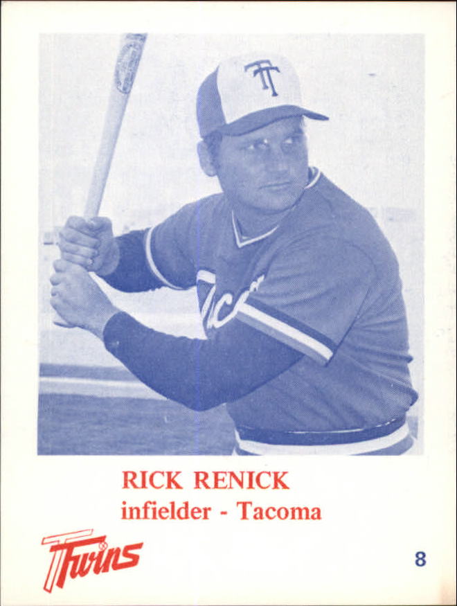1975 Tacoma Twins KMMO #8 Rick Renick - NM-MT - DJ's Sportscards of ...