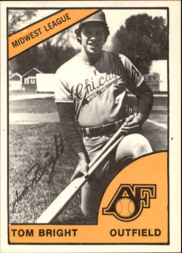 1977 Appleton Foxes TCMA #2 Tom Bright - NM-MT