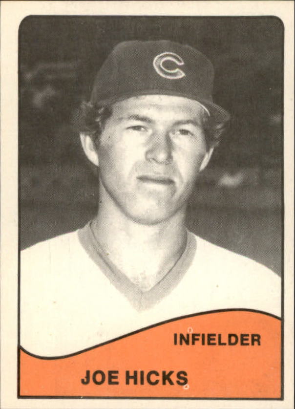 1979 Quad City Cubs TCMA #11 Joe Hicks - NM-MT