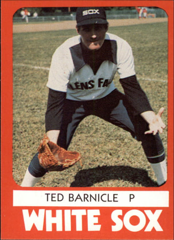 1980 Glens Falls White Sox Color TCMA #19 Ted Barnicle - NM