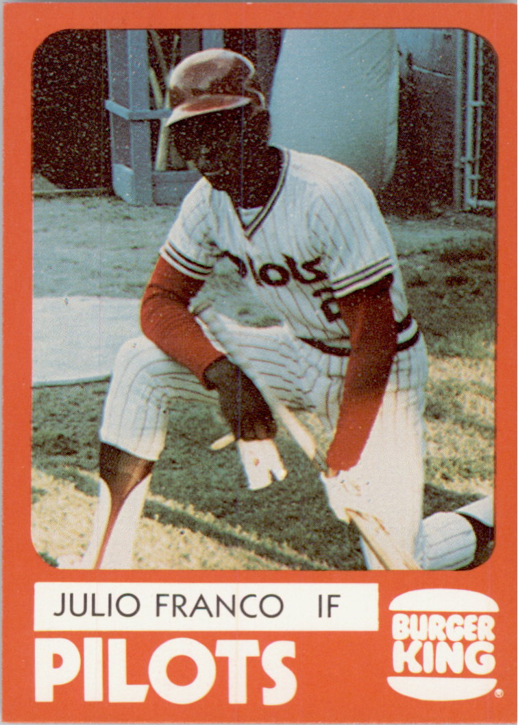 1980 Peninsula Pilots Color TCMA #17 Julio Franco - NM-MT
