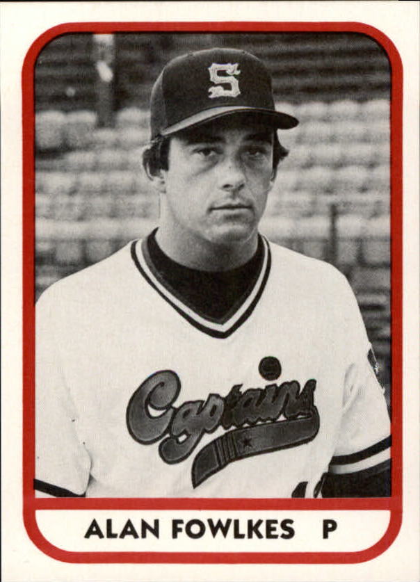 1981 Shreveport Captains TCMA #7 Alan Fowlkes - NM-MT
