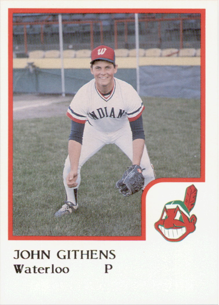 1986 Waterloo Indians ProCards #10 John Githens - NM-MT