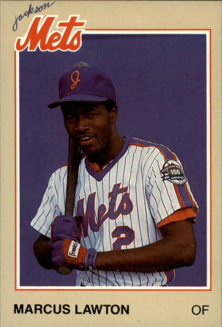 1987 Jackson Mets Feder #16 Marcus Lawton - NM-MT