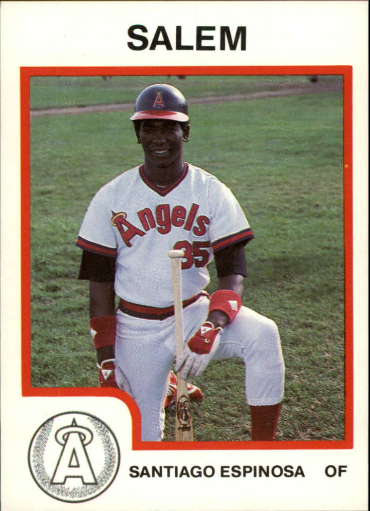 1987 Salem Angels ProCards #18 Santiago Espinosa - NM-MT