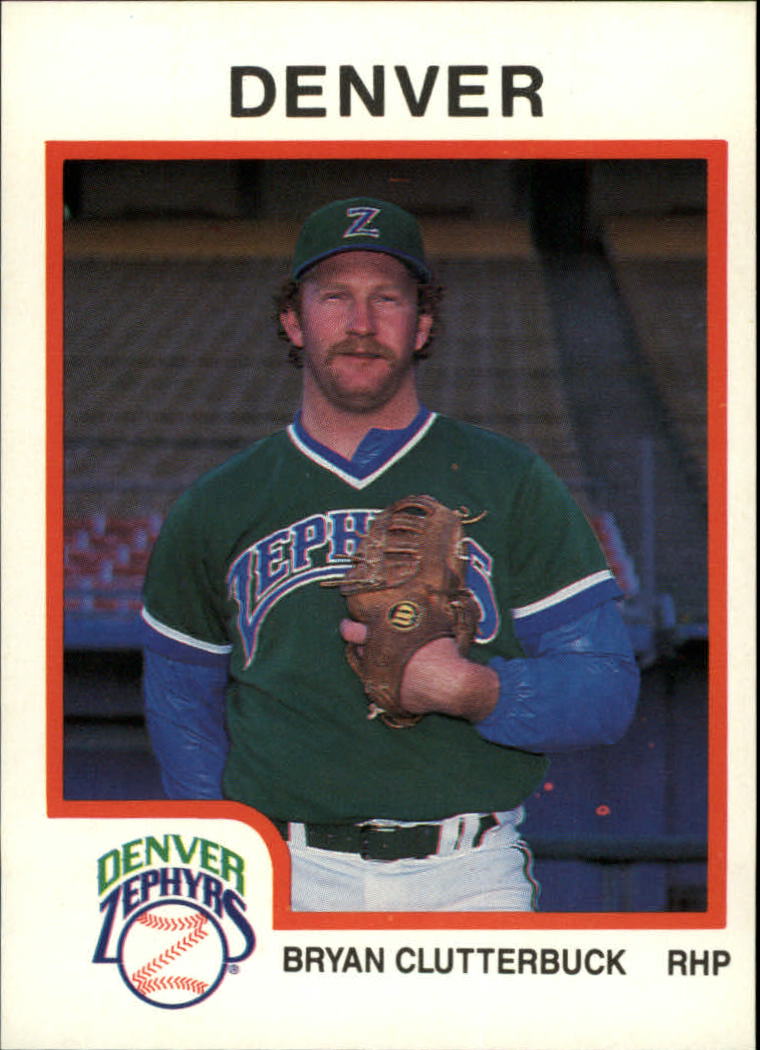 1987 Denver Zephyrs ProCards #234 Brian Clutterbuck - NM-MT