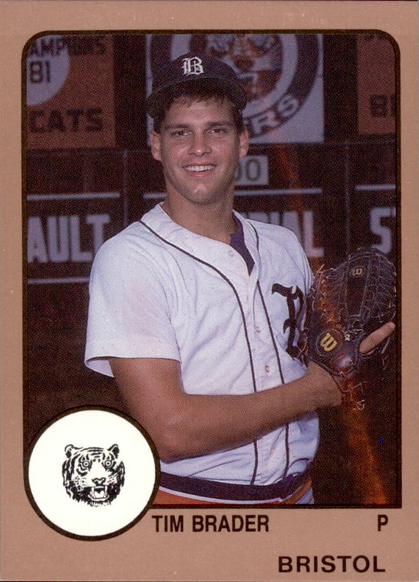 1988 Bristol Tigers ProCards #1865 Tim Brader - NM-MT