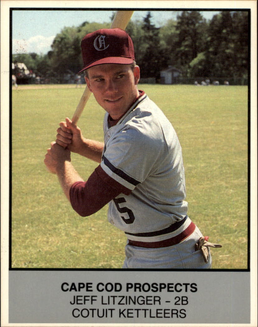 1988 Cape Cod Prospects Ballpark #8 Jeff Litzinger - NM-MT
