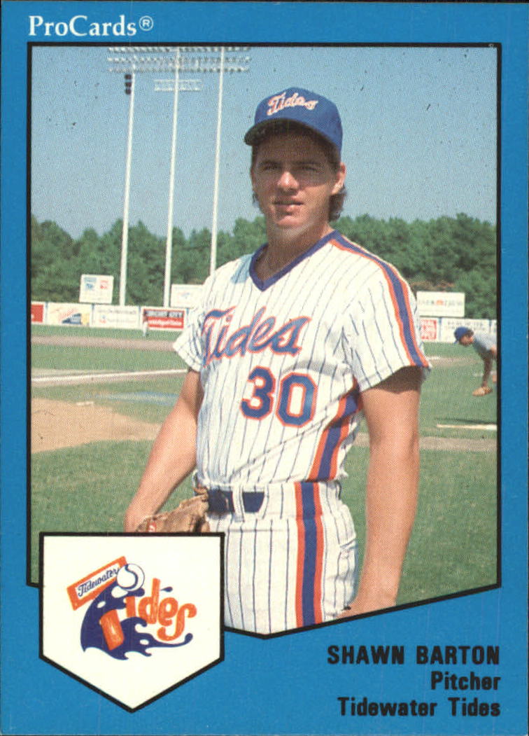 1989 Tidewater Tides ProCards #1969 Shawn Barton - NM-MT
