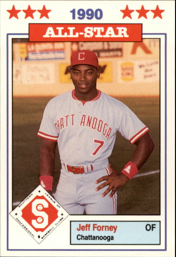 1990 Southern League All-Stars Don Jennings #28 Jeff Forney - NM-MT