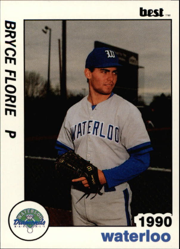1990 Waterloo Diamonds Best #3 Bryce Florie - NM-MT