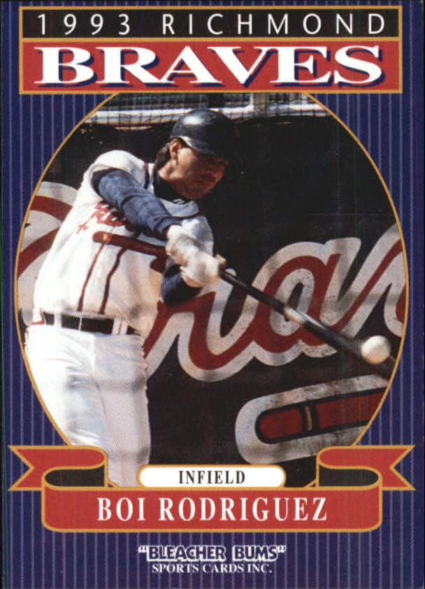 1993 Richmond Braves Bleacher Bums #24 Boi Rodriguez - NM-MT