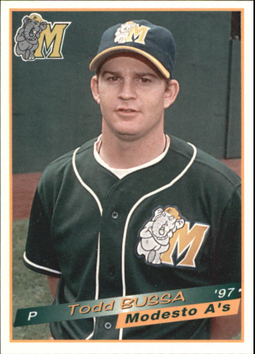 1997 Modesto A's Grandstand #3 Todd Bussa - NM-MT