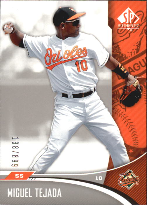 2006 SP Authentic #101 Miguel Tejada - NM-MT - Wonder Water Sports ...