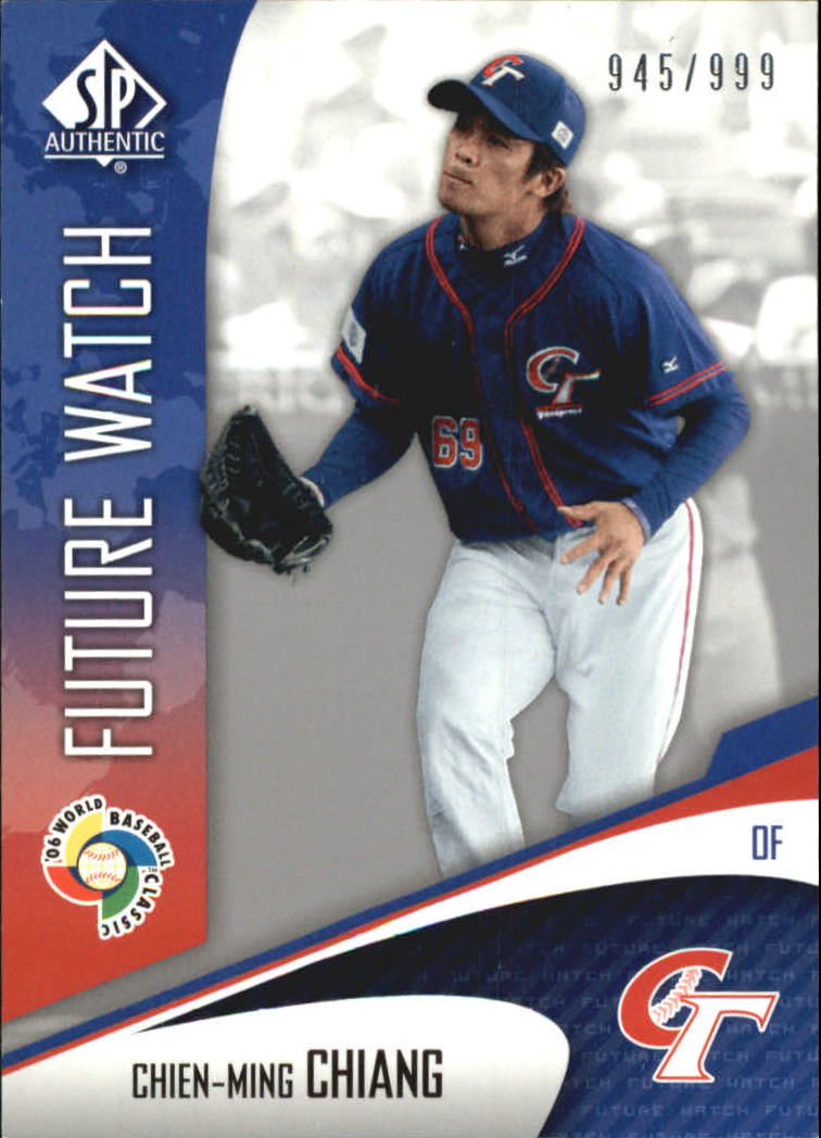2006 SP Authentic WBC Future Watch #24 Chien-Ming Chiang - NM-MT ...