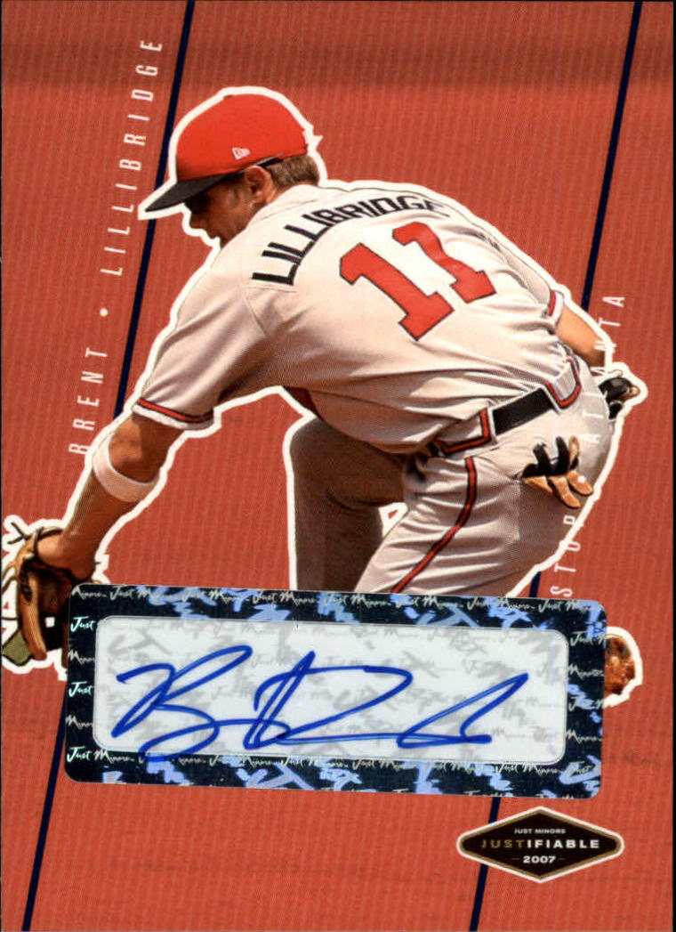 2007 Justifiable Autographs #22 Brent Lillibridge - NM-MT