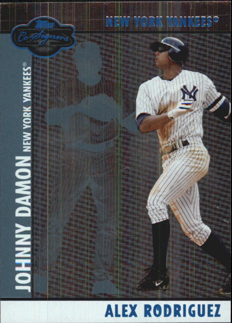 2008 Topps Co-Signers Silver Blue #50b Alex Rodriguez/Johnny Damon - NM-MT