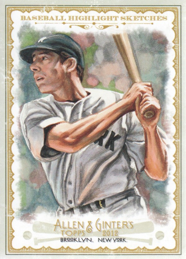 2012 Topps Allen and Ginter Baseball Highlights Sketches #BH22 Joe ...