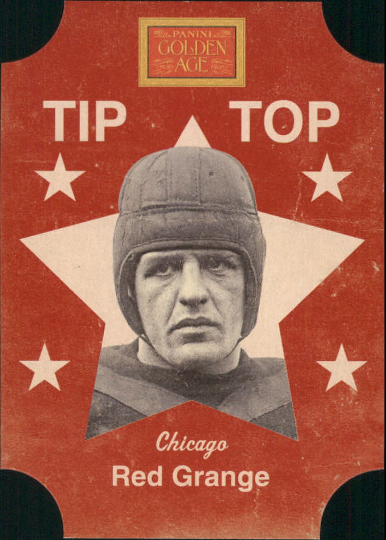2013 Panini Golden Age Tip Top Bread Labels #8 Red Grange - NM-MT