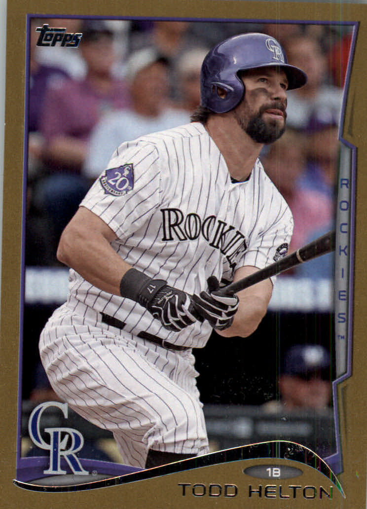 2014 Topps Gold #17 Todd Helton - NM-MT