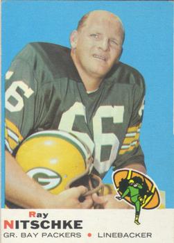 1969 Topps #55 Ray Nitschke - VgEx+