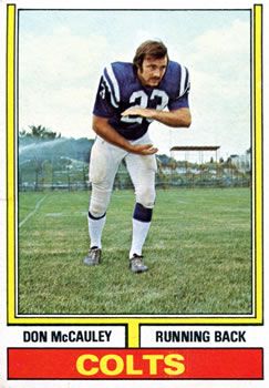 1974 Topps #43 Don McCauley - NM
