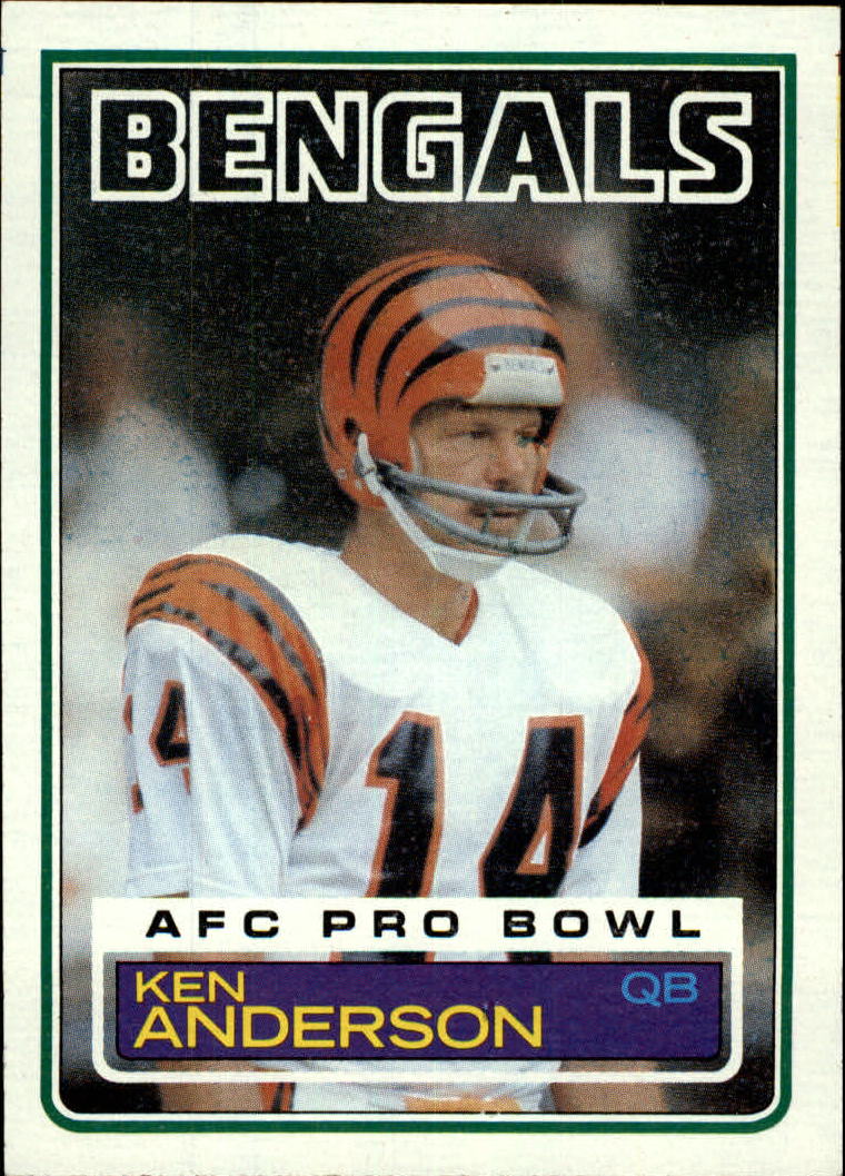 1983 Topps #232 Ken Anderson DP PB - EX
