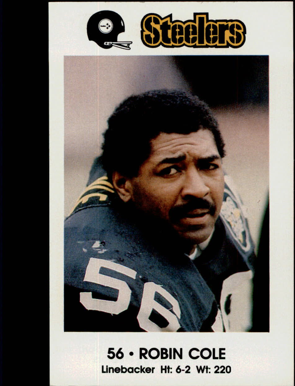 1983 Steelers Police #5 Robin Cole - NM-MT
