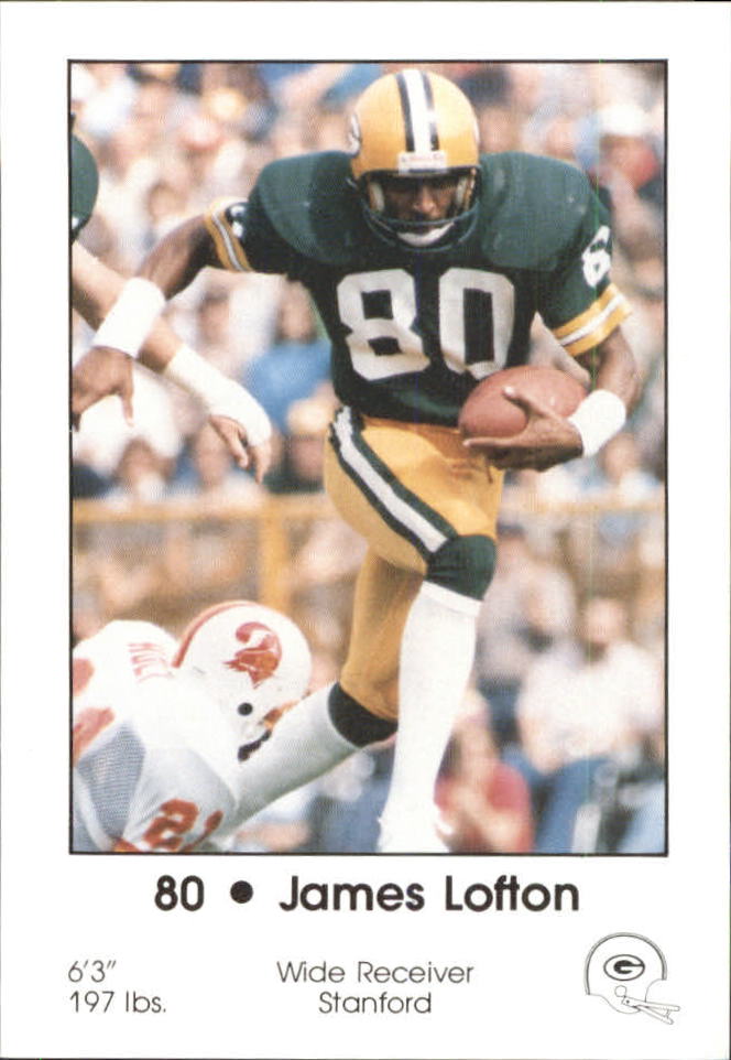 1984 Packers Police #14 James Lofton - NM-MT - Steve Taft | Beckett ...