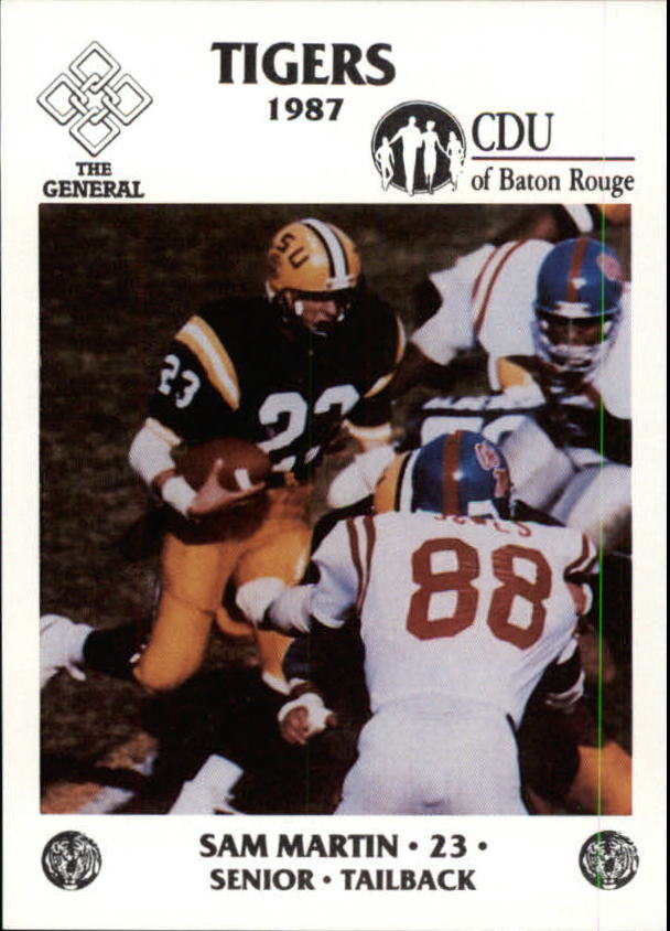 1987 LSU Police #14 Sammy Martin - NM-MT