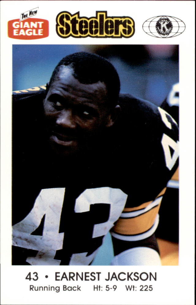 1988 Steelers Police #7 Earnest Jackson - NM-MT - Steve Taft | Beckett ...