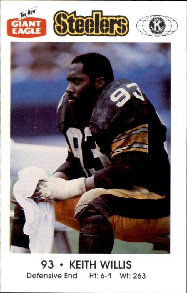1988 Steelers Police #14 Keith Willis - NM-MT - Steve Taft | Beckett ...
