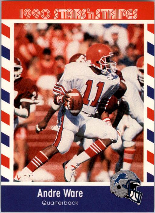 1990 Fleer Stars and Stripes #86 Andre Ware - NM-MT - Card Shack ...