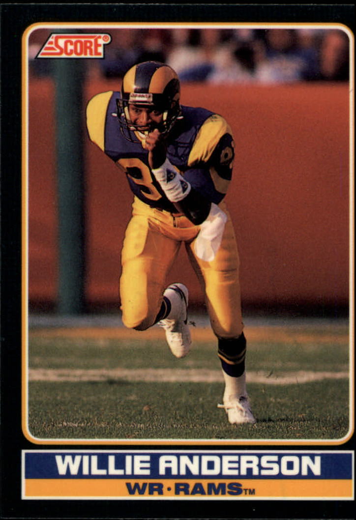 1990 Score Young Superstars #33 Flipper Anderson - NM-MT