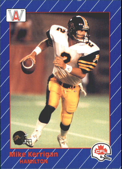 1991 All World CFL #54 Mike Kerrigan - NM-MT
