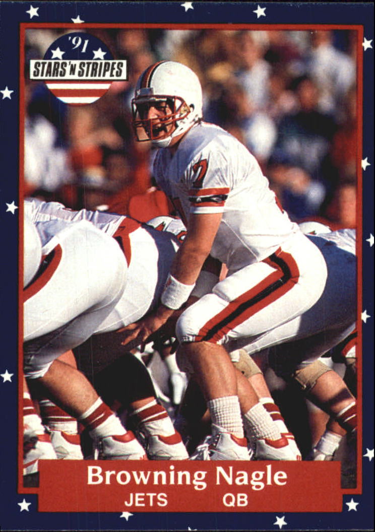 1991 Fleer Stars and Stripes #135 Browning Nagle - NM-MT - Jim & Steve ...