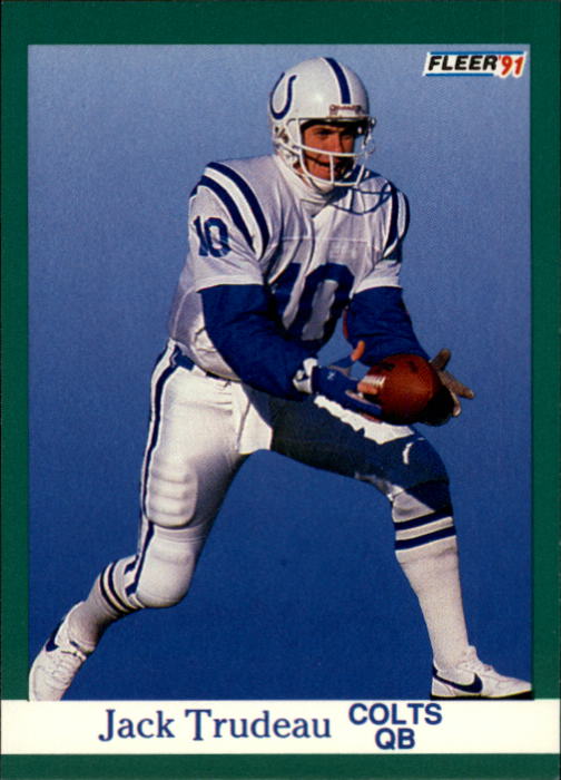 1991 Fleer #86 Jack Trudeau - NM-MT - GamesandCards.com | Beckett ...