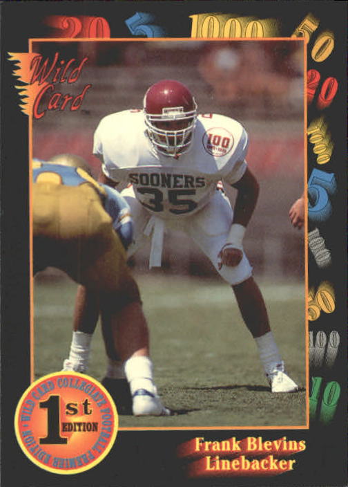 1991 Wild Card Draft #98 Frank Blevins - NM-MT