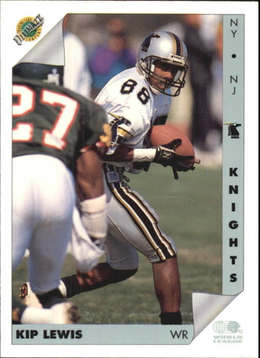 1992 Ultimate WLAF #101 Kip Lewis - NM-MT